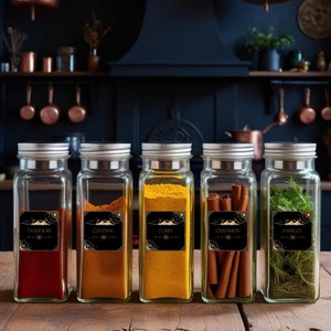 Printable Labels for Organization - Kitchen, Pantry, Apothecary, Spice ...