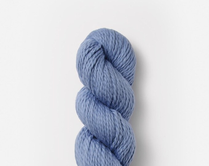 Organic Cotton in Periwinkle - Blue Sky Fibers - Cotton Worsted Weight ...