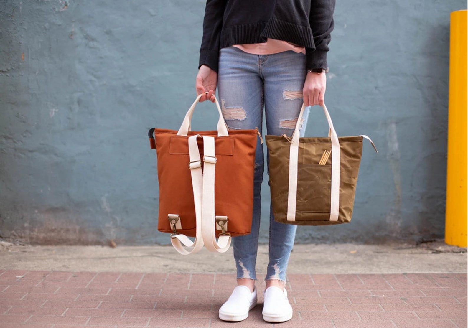 Buckthorn Backpack & Tote - Printed Paper Sewing Pattern by Noodlehead ...