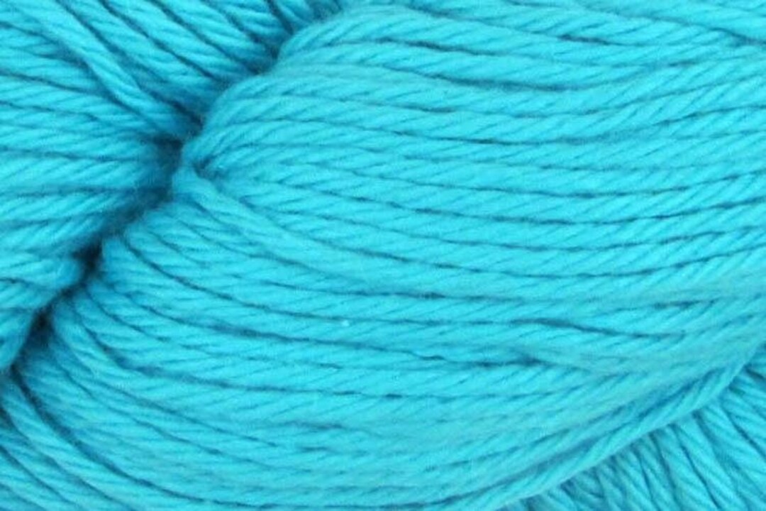 Turquoise - Cotton Supreme - Oeko-tex Certified Worsted Weight Yarn - Etsy