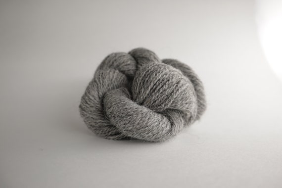 Karalie in Natural Grey Pindrop Fibers Sport Weight Alpaca | Etsy