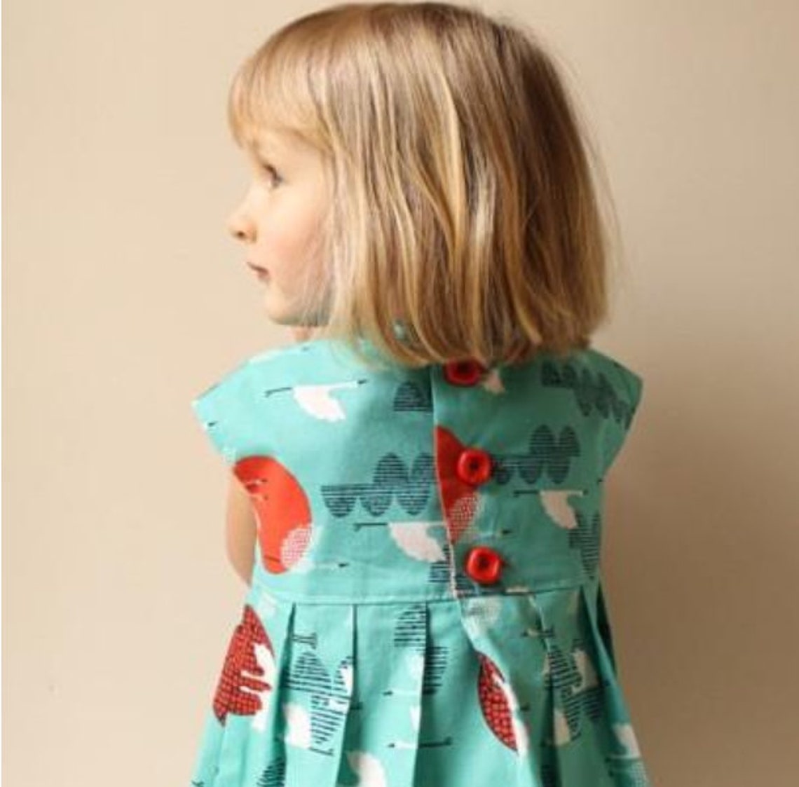 Geranium Dress- Made by Rae Paper Sewing Pattern for Babies and ...