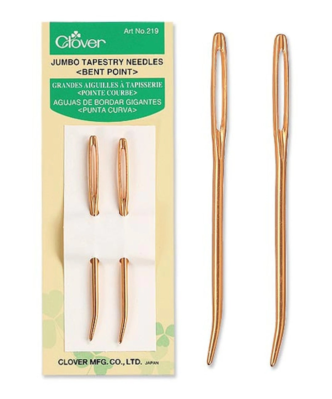 Jumbo Tapestry Needle Set by Clover - Knitting / Crochet Notion - Large ...