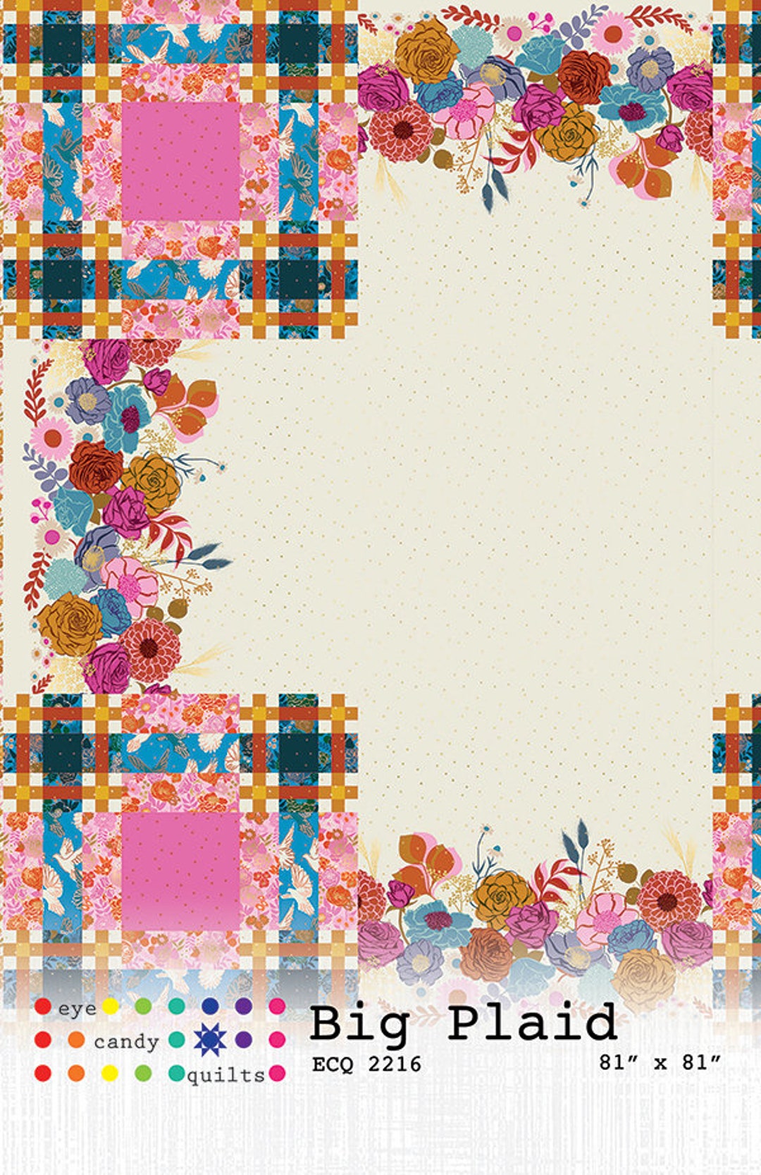 Big Plaid Paper Quilt Pattern by Eye Candy Quilts - Etsy