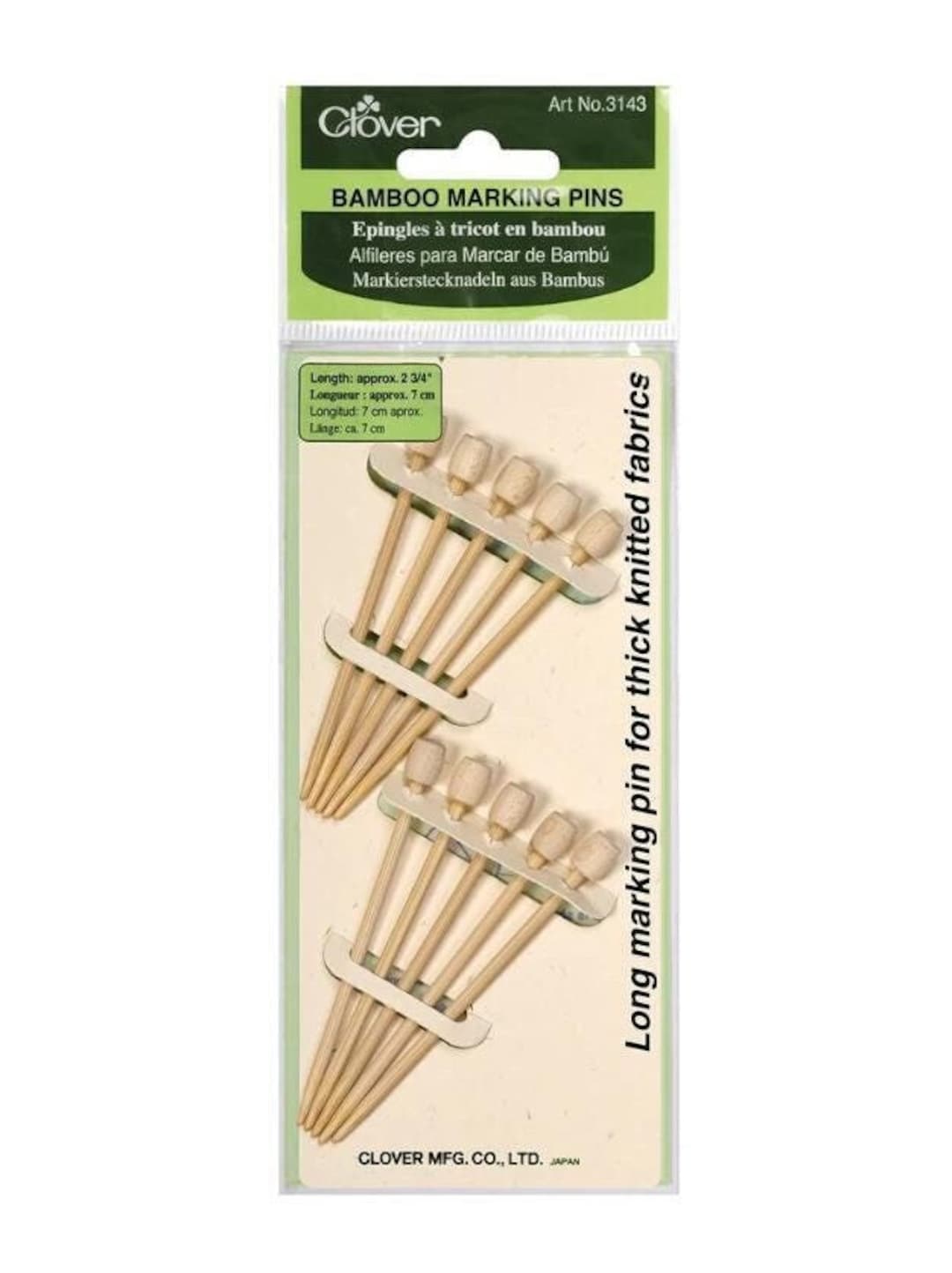 Bamboo Marking Pins by Clover - Etsy