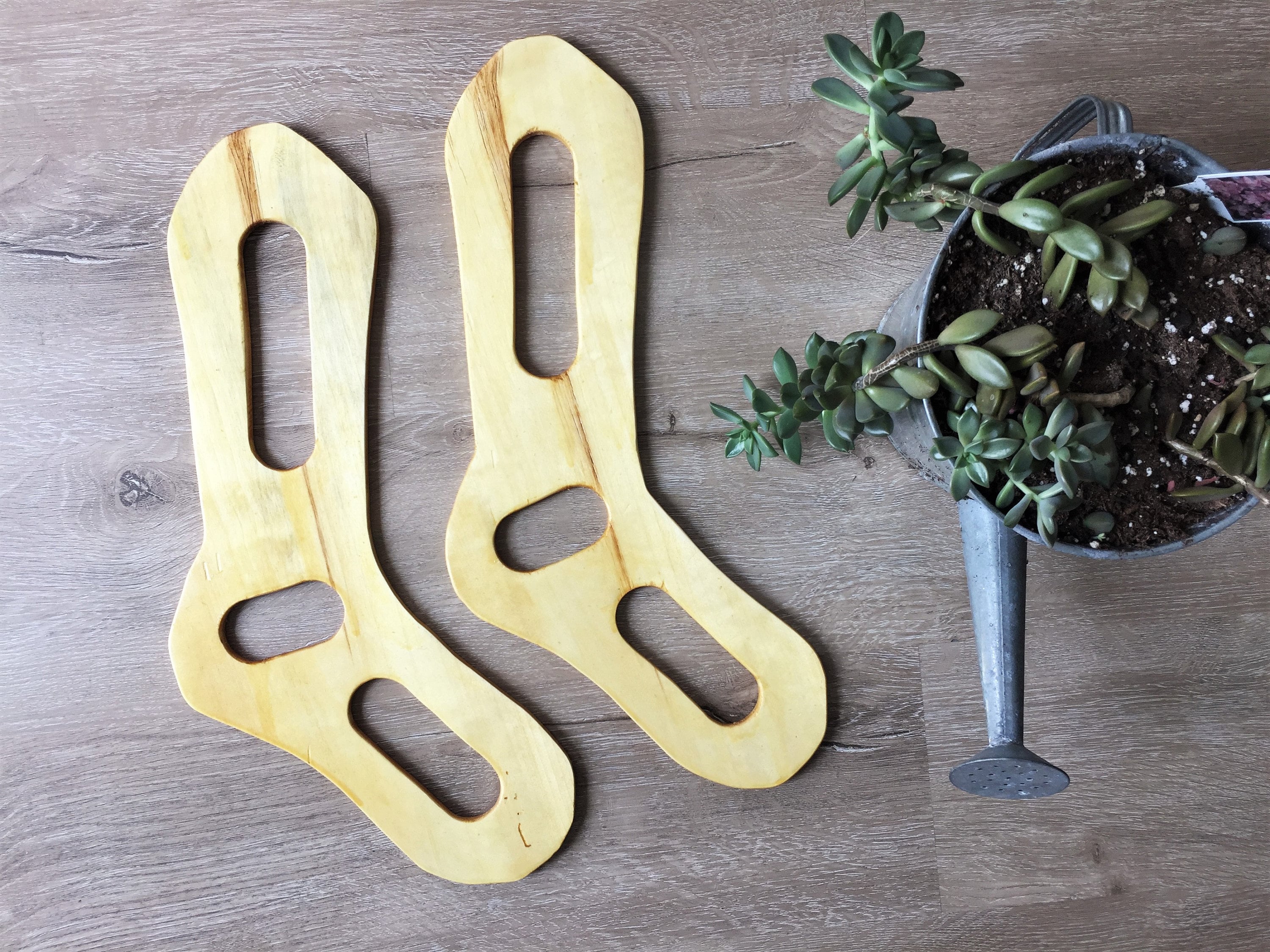 Home & Hobby Handmade Sock Blockers Knitting Notion made from Black ...