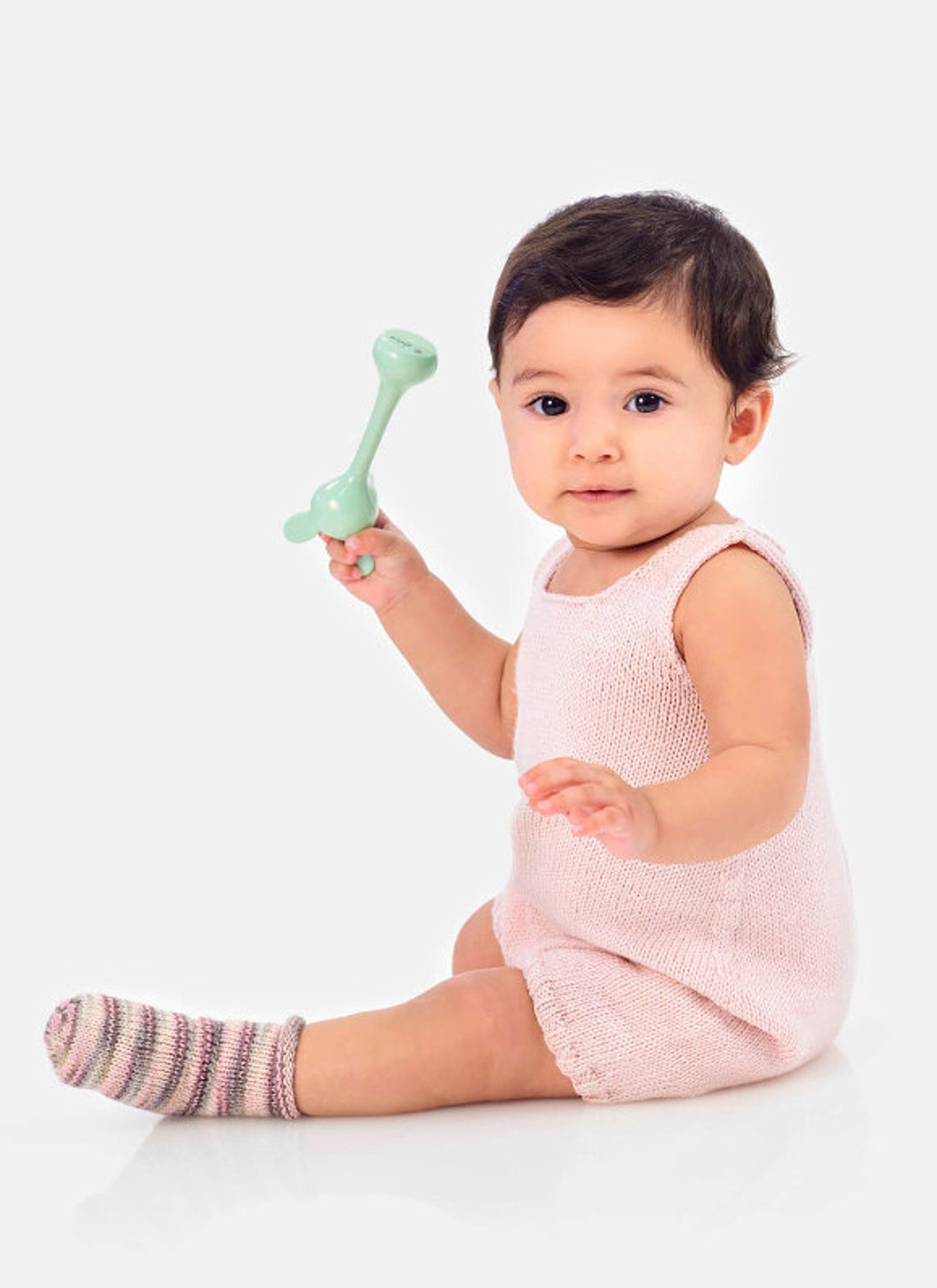 Roundabout Romper and Sweetie Socks Knitting Pattern by Spud - Etsy