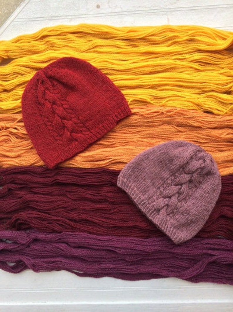 Claremont Cabled Hat Knitting Pattern by Blue Sky Fibers - Etsy