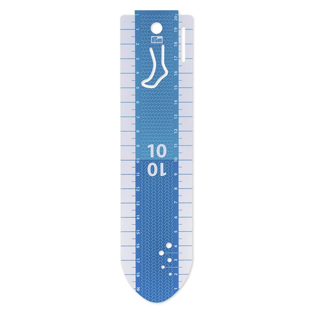 Sock Ruler Gauge by Prym for Hand Knitting / Crocheting Socks - Etsy
