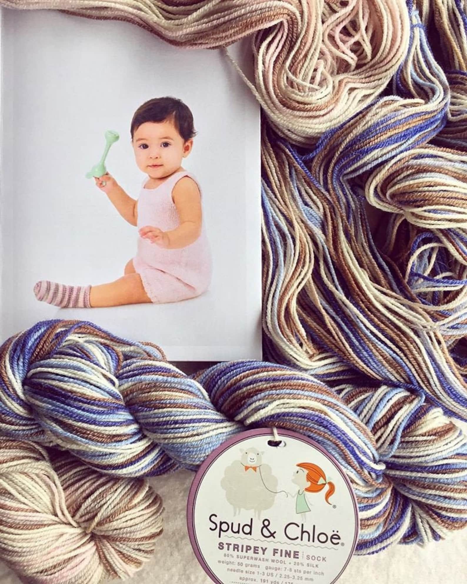 Roundabout Romper and Sweetie Socks Knitting Pattern by Spud - Etsy