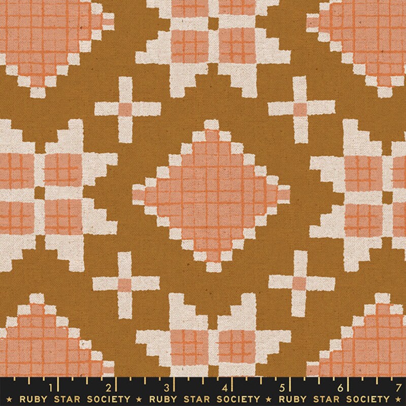 Ruby Star Fabric - Etsy