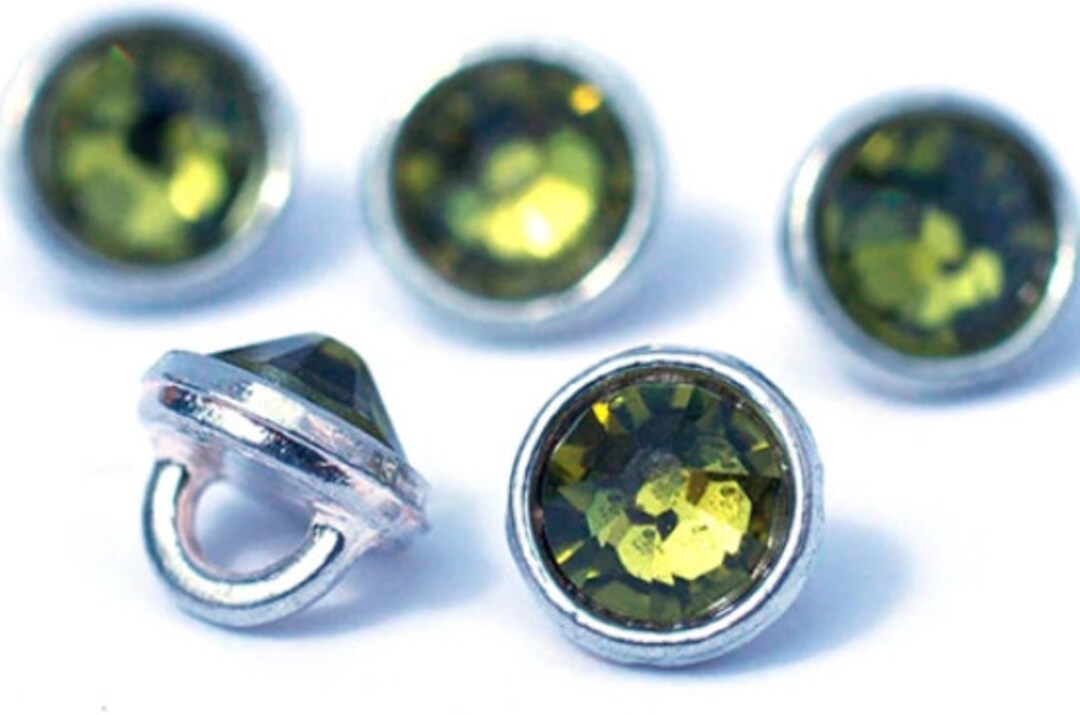 Swarovski Crystaletts 3mm Bezel Buttons for Sewing , Knitting & Crochet ...