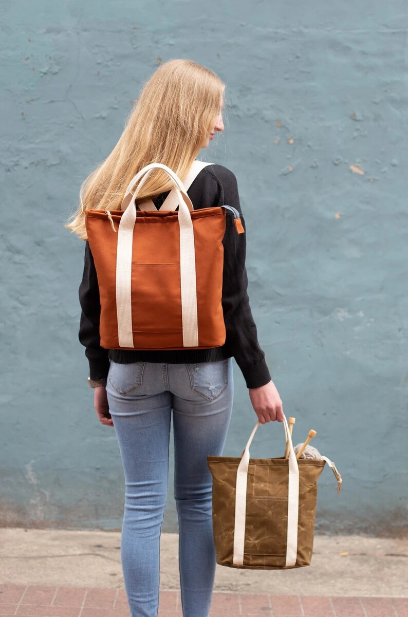 Buckthorn Backpack & Tote - Printed Paper Sewing Pattern by Noodlehead ...