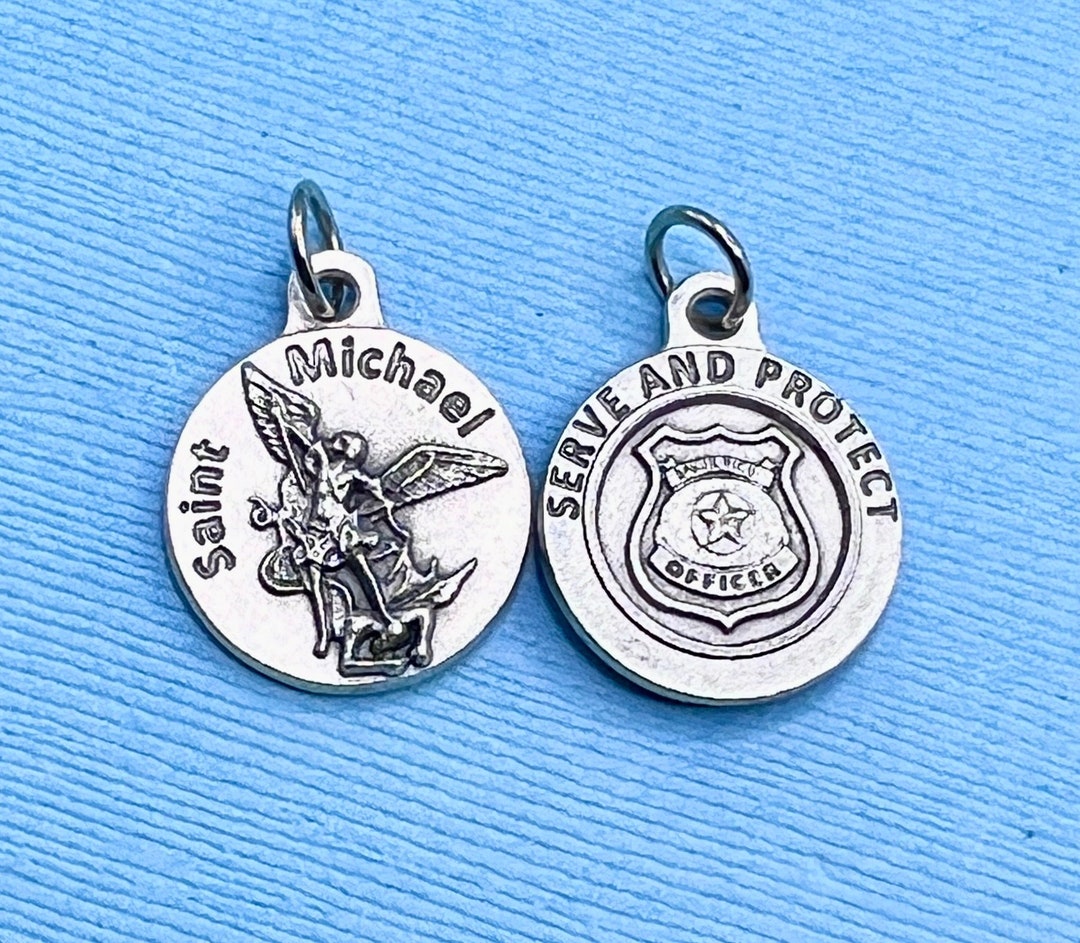 St Michael Police Medal Patron St Police Officers Military Personnel ...