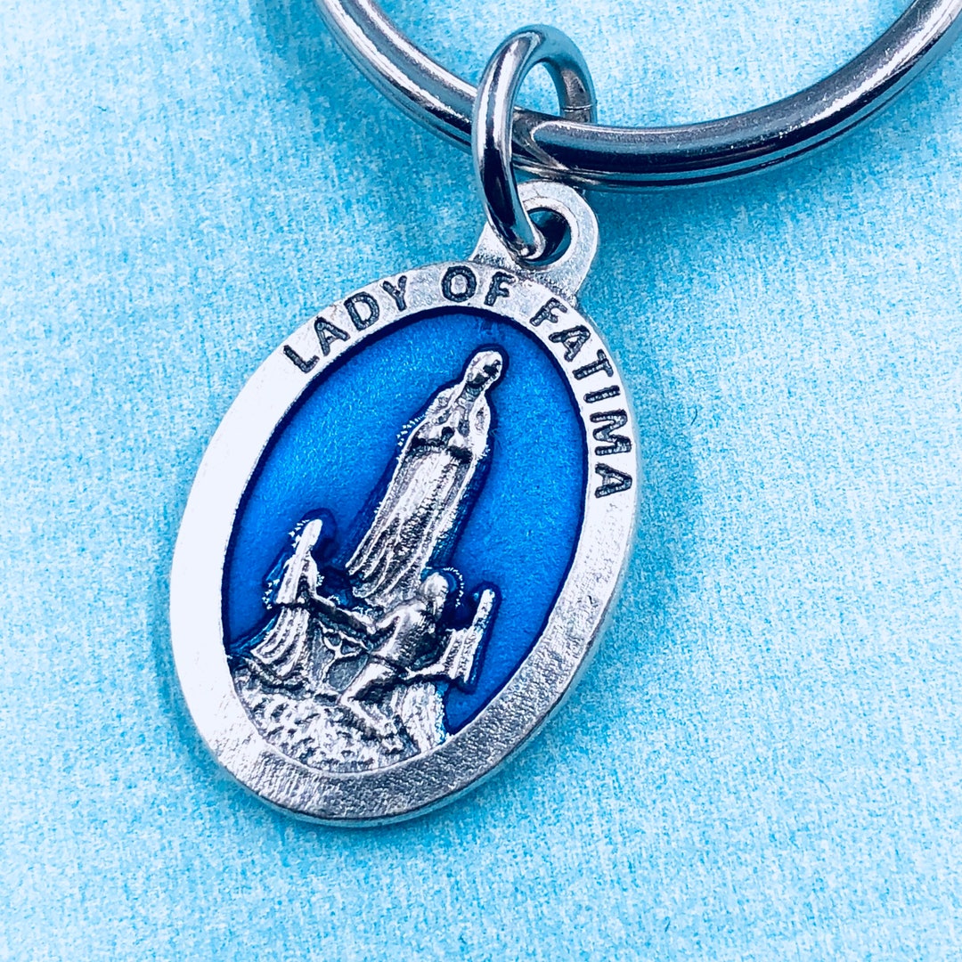 Our Lady of Fatima Key Ringour Lady of Fatima Key Chainour - Etsy