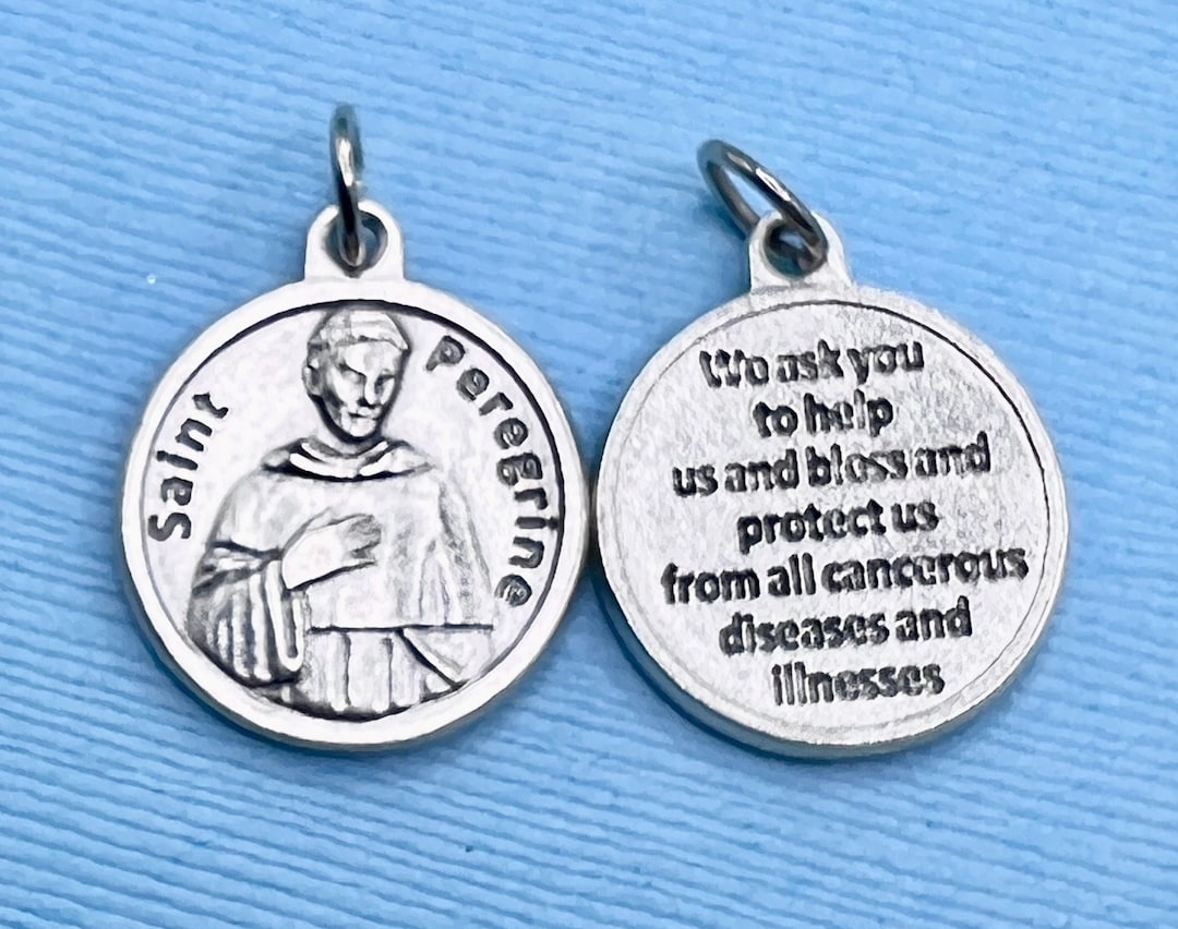 Saint Peregrine Medal St Peregrine Cancer Medal Prayer Medal Patron ...