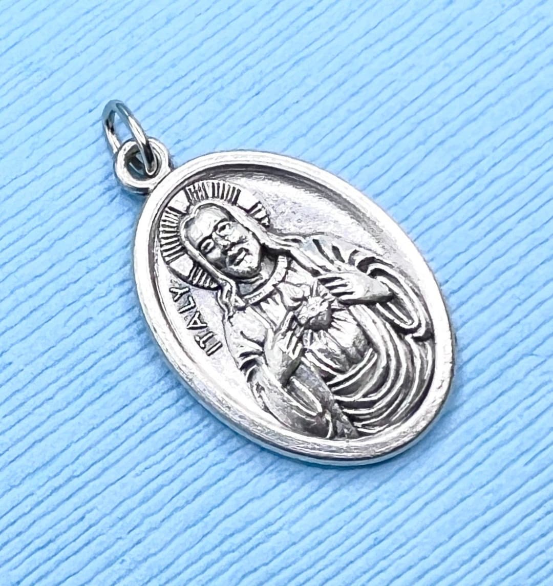 Sacred Heart Medal Sacred Heart of Jesus Medal SHJ Medal Catholic Medal ...