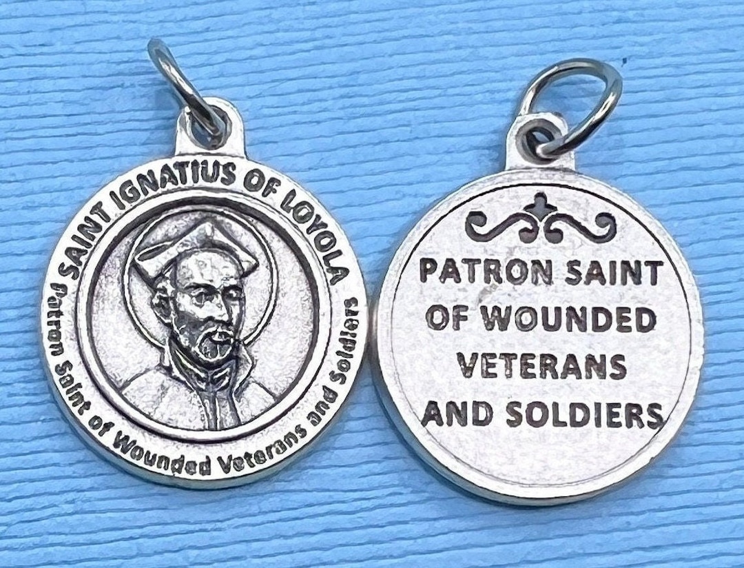 Saint Ignatius of Loyola Medal Patron Saint of Wounded Veterans and ...