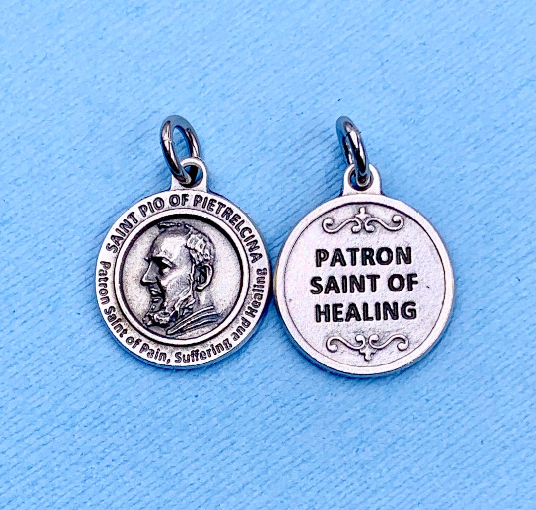 Saint Pio of Pietrelcina Medal Patron Saint of Healing Civil Defense ...