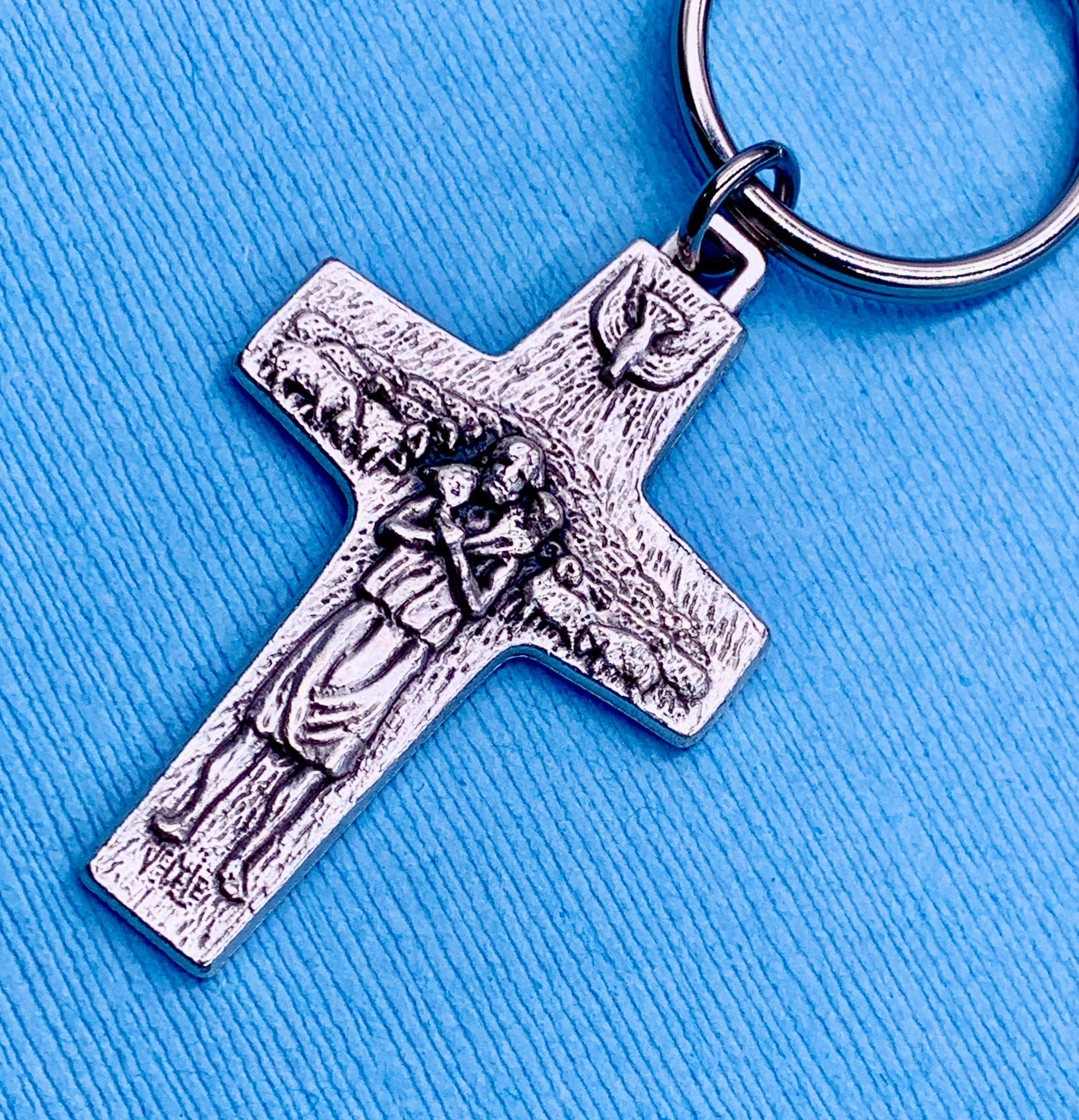 Authentic Pope Francis Pectoral Cross Key Ring Pope Francis - Etsy UK