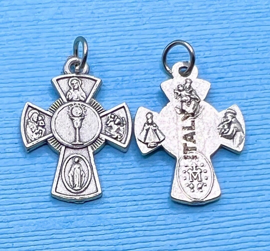 Four Way Medal Catholic Medal Holy Medal C - Etsy