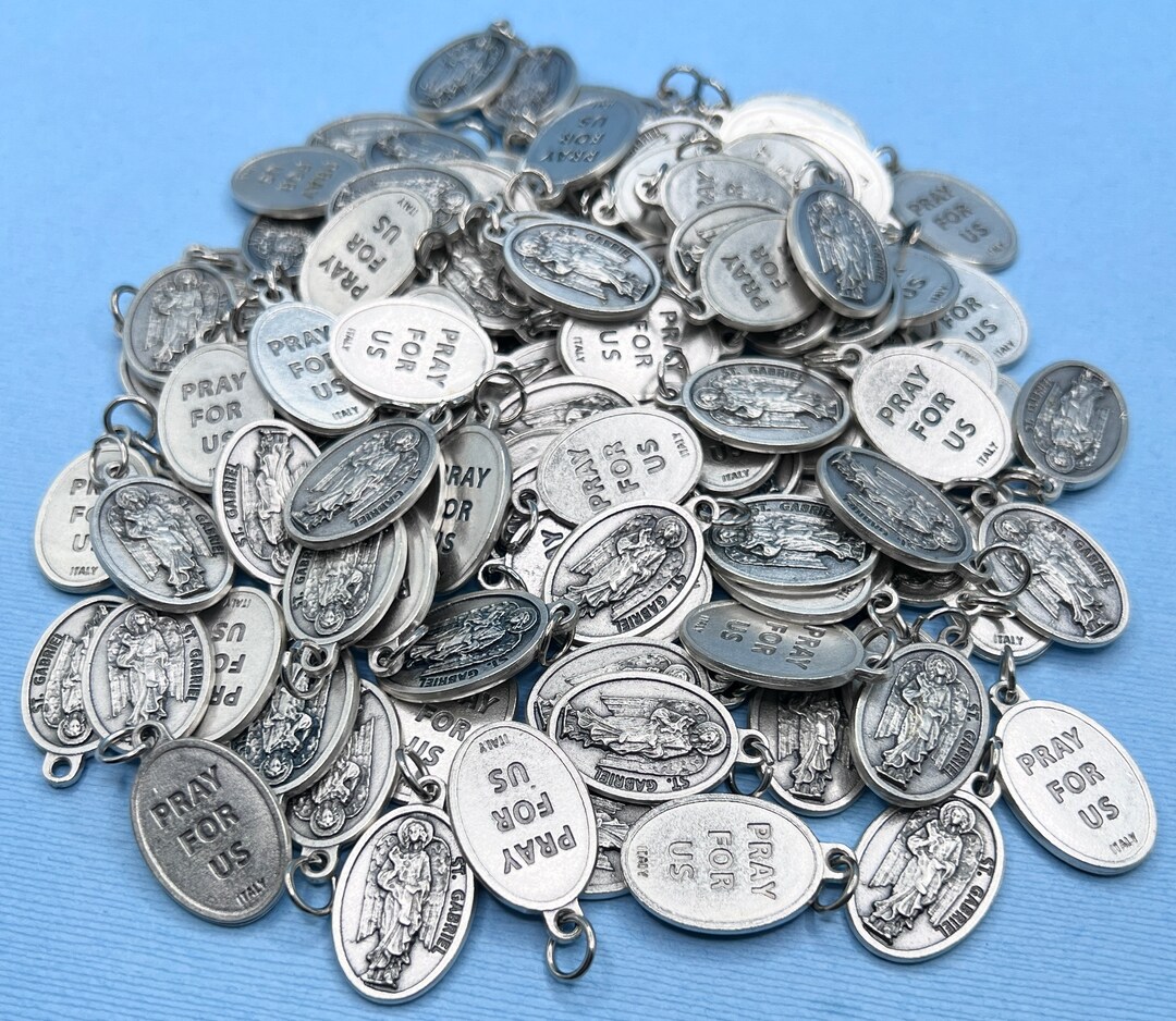 45 Archangel Gabriel Medals Rosary Medals Archangel Medals Catholic ...