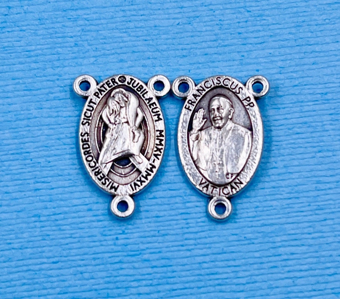 6 Pope Francis Rosary Centers Jubilee Rosary Center Pieces Pope Francis ...