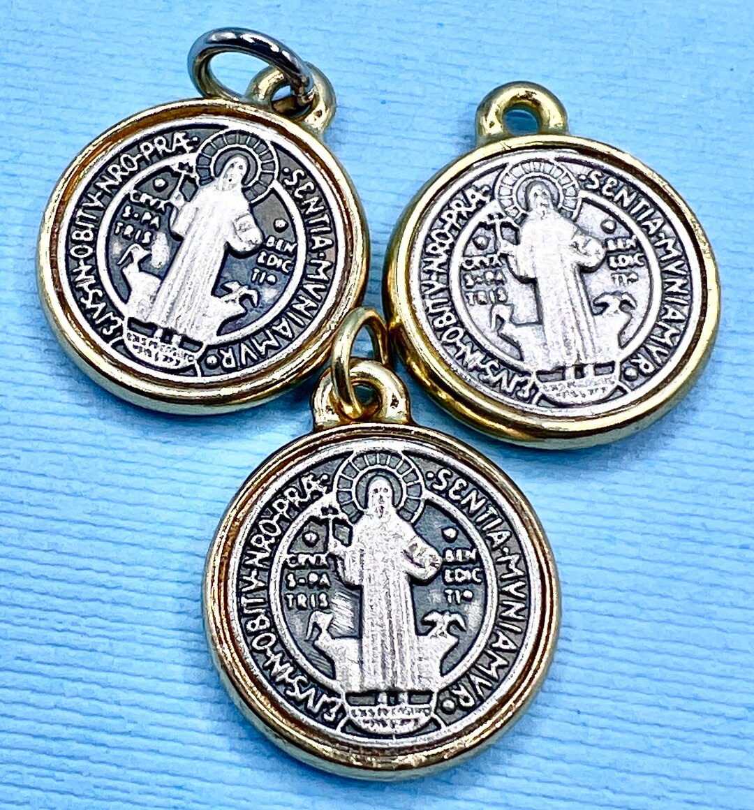 Lot 3 Saint Benedict Medals Thick Medals Catholic Medal This Lot of ...