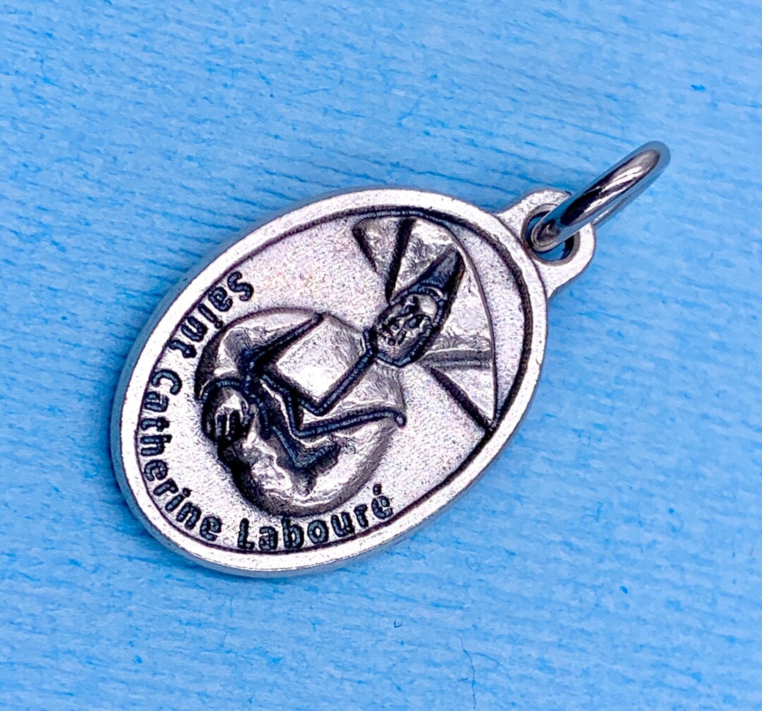 Saint Catherine Laboure Medal Patron Saint of Elderly Infirmed People ...