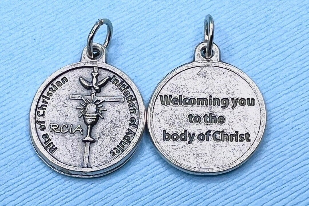 RCIA Medal Welcoming You to the Body of Christ Medal Italian Made - Etsy