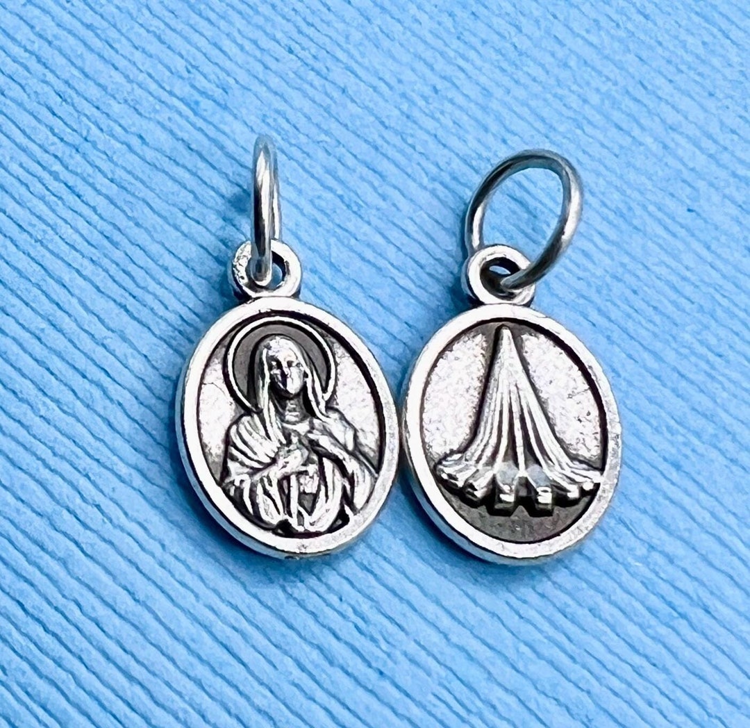 Small Immaculate Heart of Mary Medal IHM Medal - Etsy