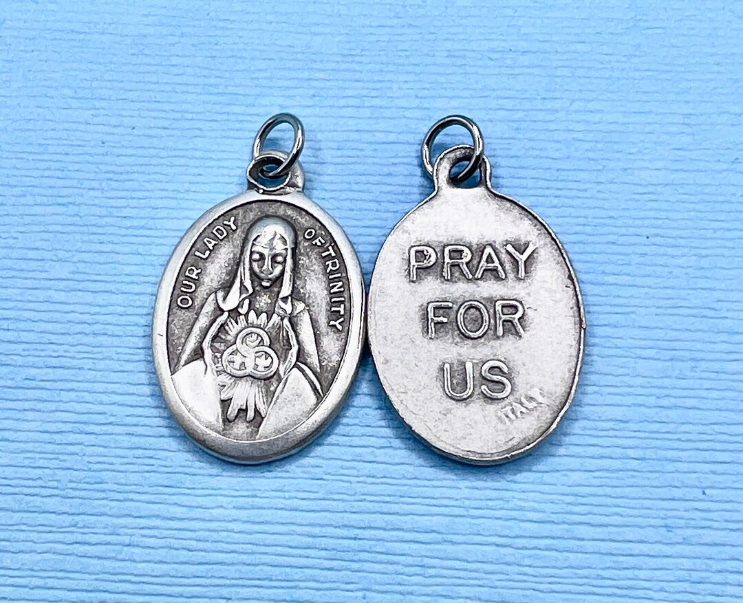Our Lady of Trinity Medal Catholic Medal - Etsy