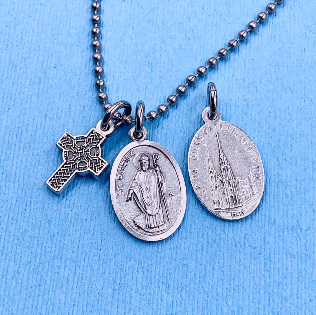 St Patrick Necklace Celtic Cross Engineers Ireland Paralegals St ...
