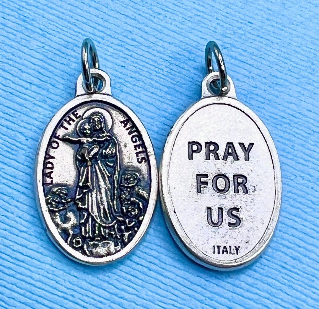 Our Lady of Angels Medal - Etsy