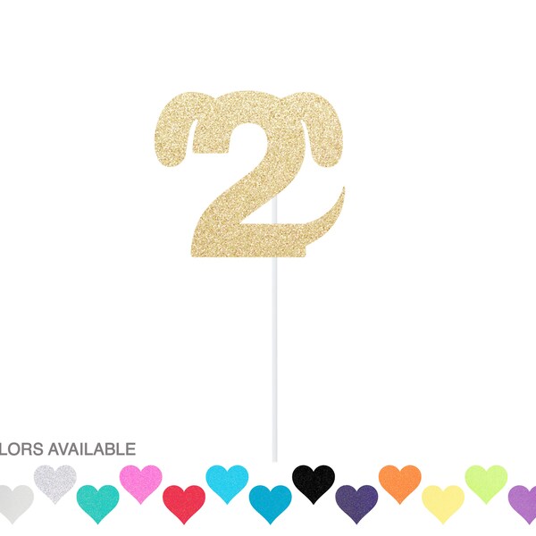 2 Cake Topper - Etsy