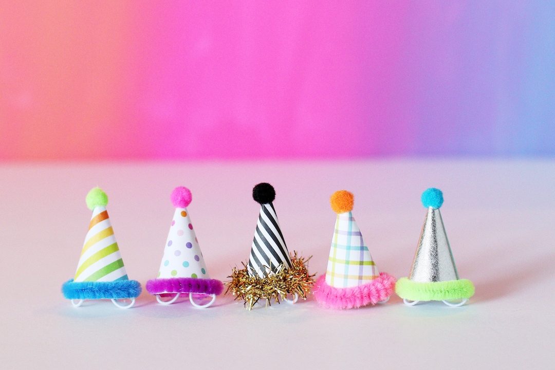 Mini Party Hats | Party Animal Mini Party Hats | Dinosaur Party Hats ...
