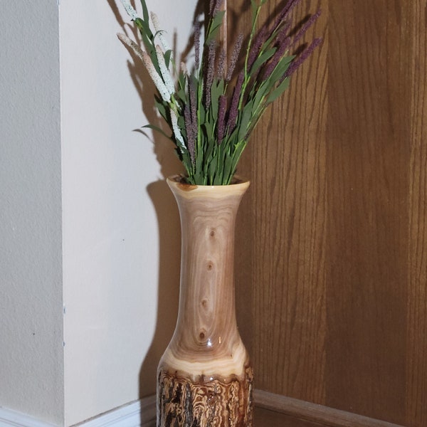 Rustic Wood Vase - Etsy