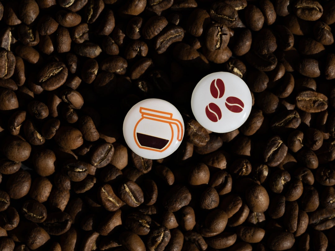 Pair Filter Coffee Bean Plugs Image Wooden or Clay Tunnels 4,5,6,8,10 ...