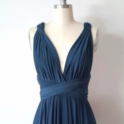 Forest Green SHORT Infinity Dress Convertible Formal Multiway - Etsy