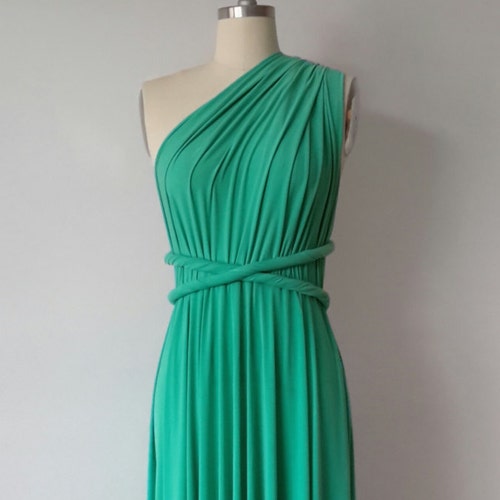 Forest Green SHORT Infinity Dress Convertible Formal Multiway | Etsy