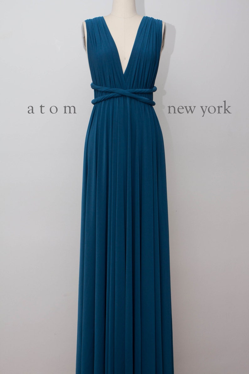 Floor Length LONG Ball Gown Maxi Infinity Dress Convertible - Etsy