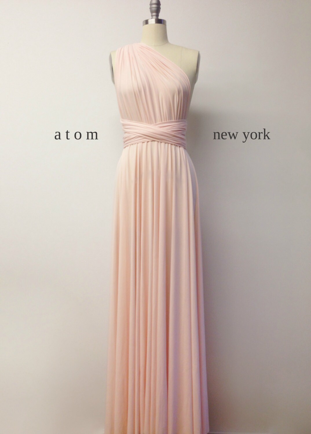 Floor Length Long Ball Gown Maxi Infinity Dress Convertible Etsy