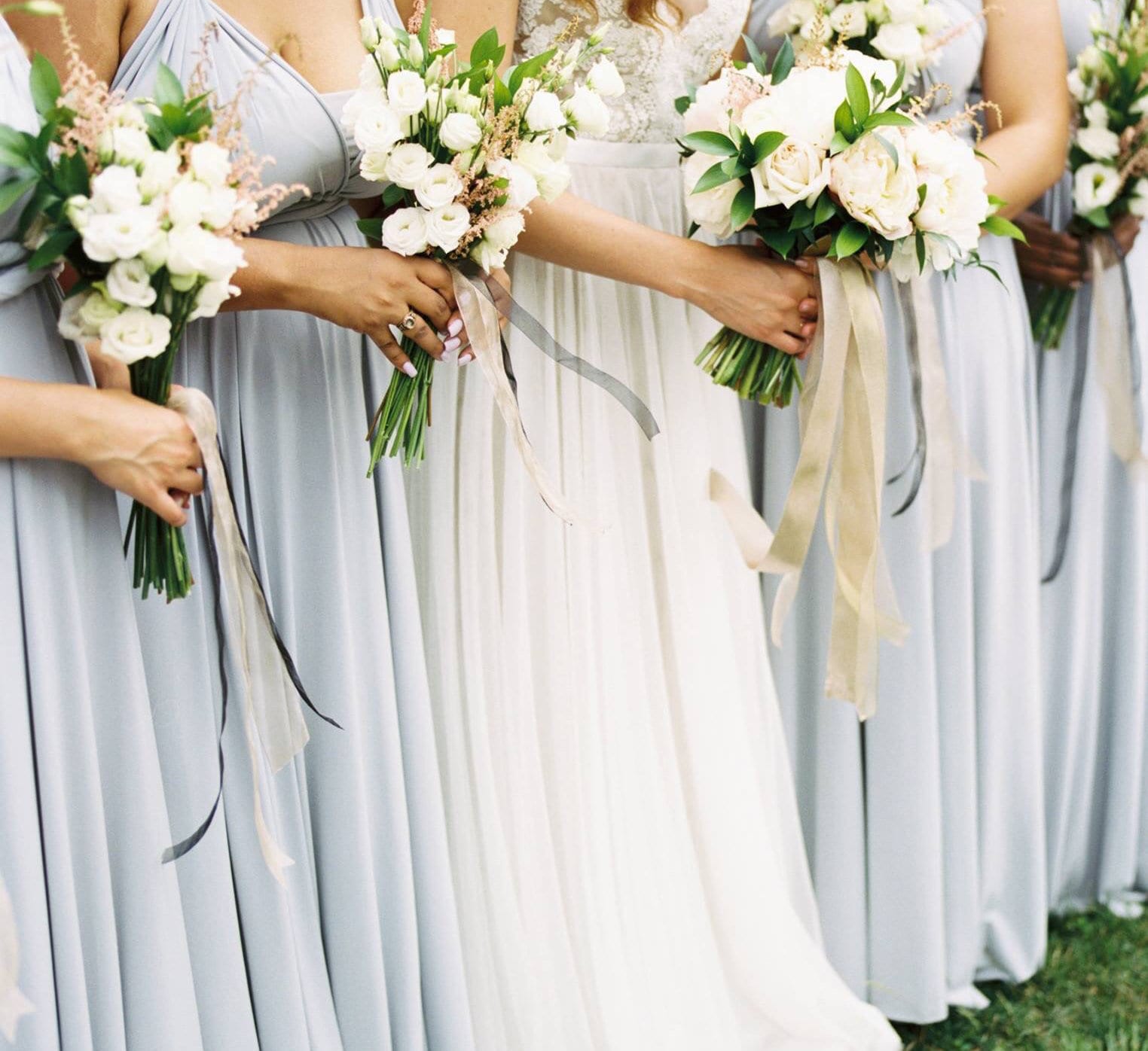 Silver Light Grey LONG Maxi Infinity Dress Gown Convertible | Etsy