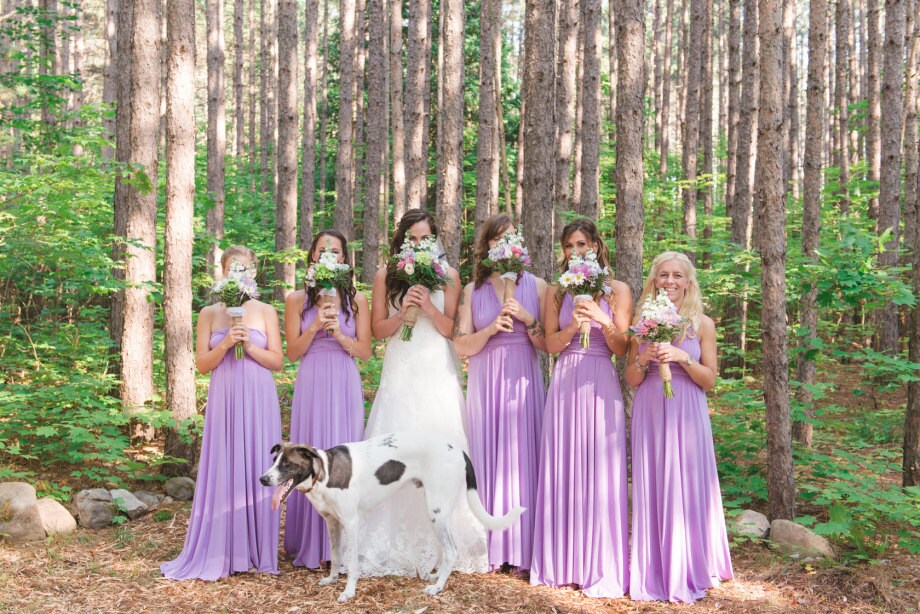 Lavender LONG Floor Length Ball Gown Infinity Dress | Etsy