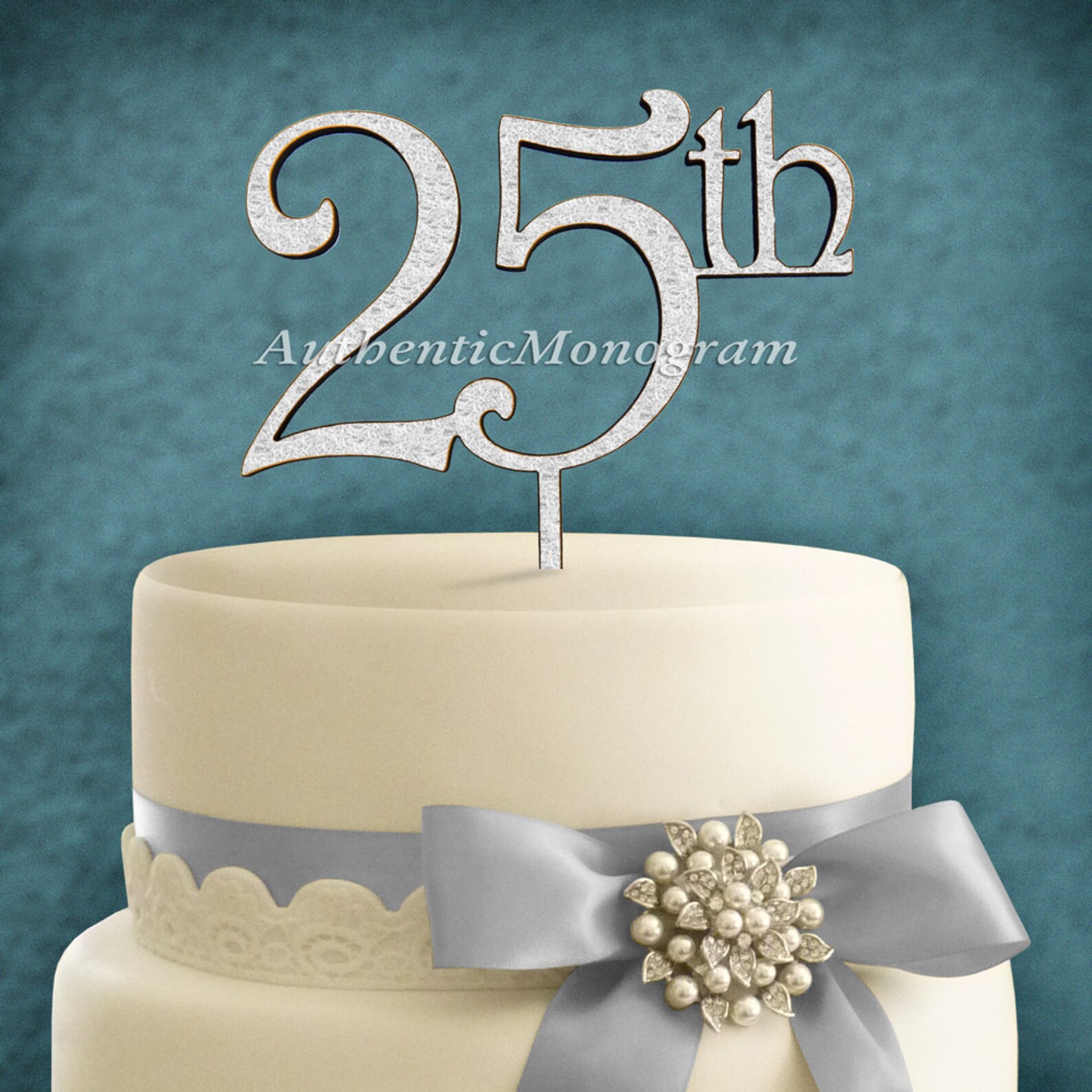 25th Birthday Wooden Cake Topper 25th Anniversary Cake - Etsy
