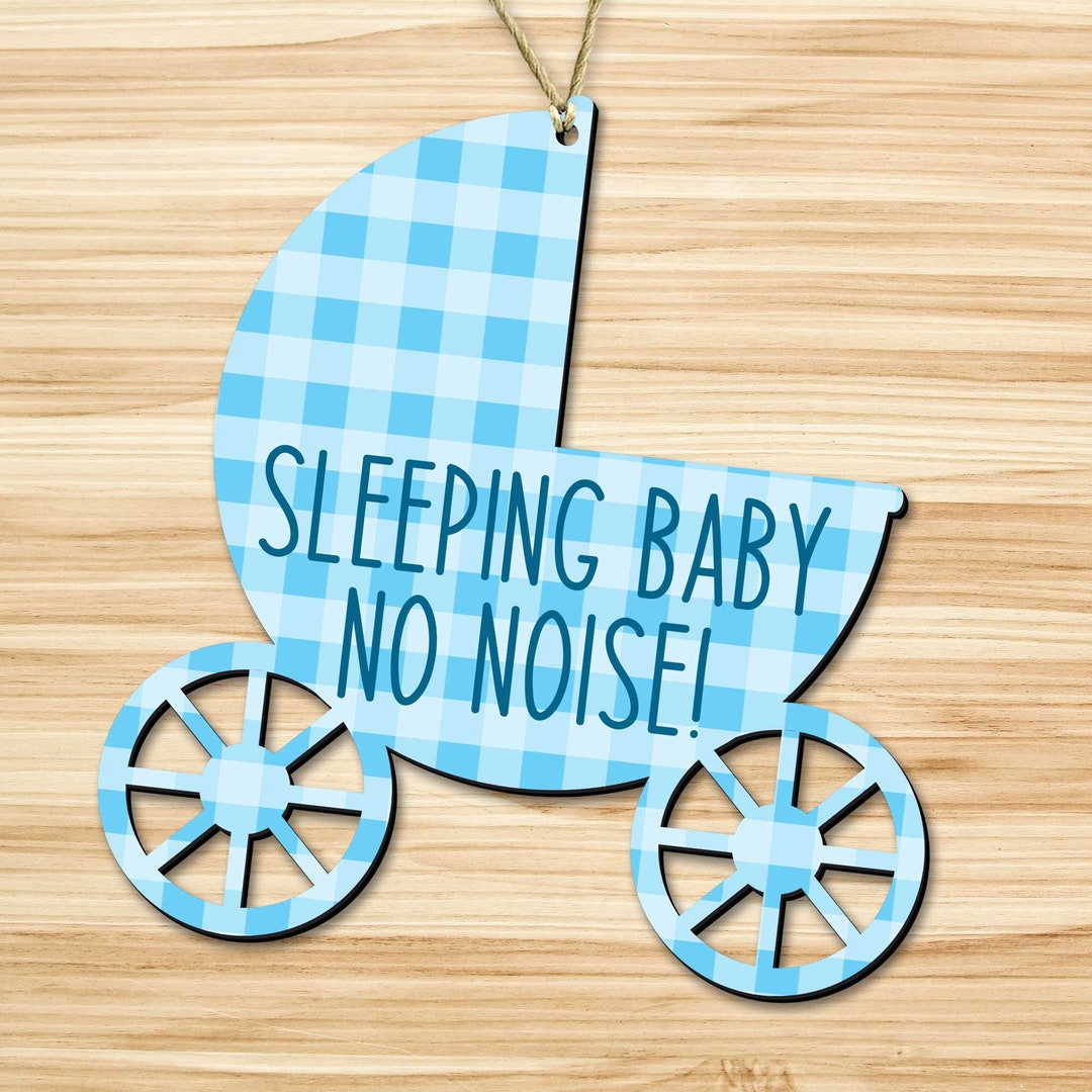Baby Nap Time Doorbell Sign Baby Sleeping Sign Do Not Disturb Door Sign ...