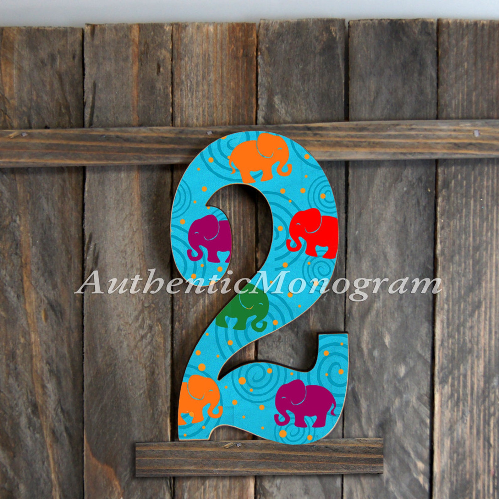 Grandes números decorados de madera 1 2 3 cumpleaños del | Etsy