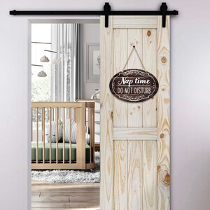 Nap Time Doorbell Sign - Baby Sleeping Sign - Do Not Disturb Sign - Do ...