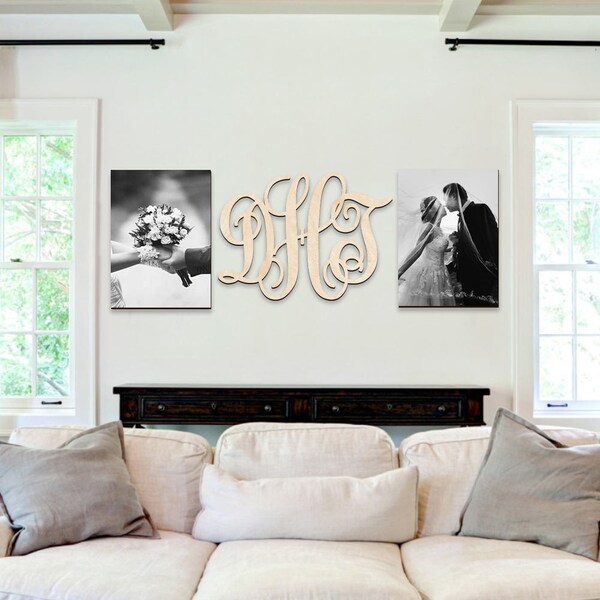Monogram Wall Decor - Etsy