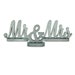 SILVER Mr and Mrs Sign for Sweetheart Table 961012 - Etsy